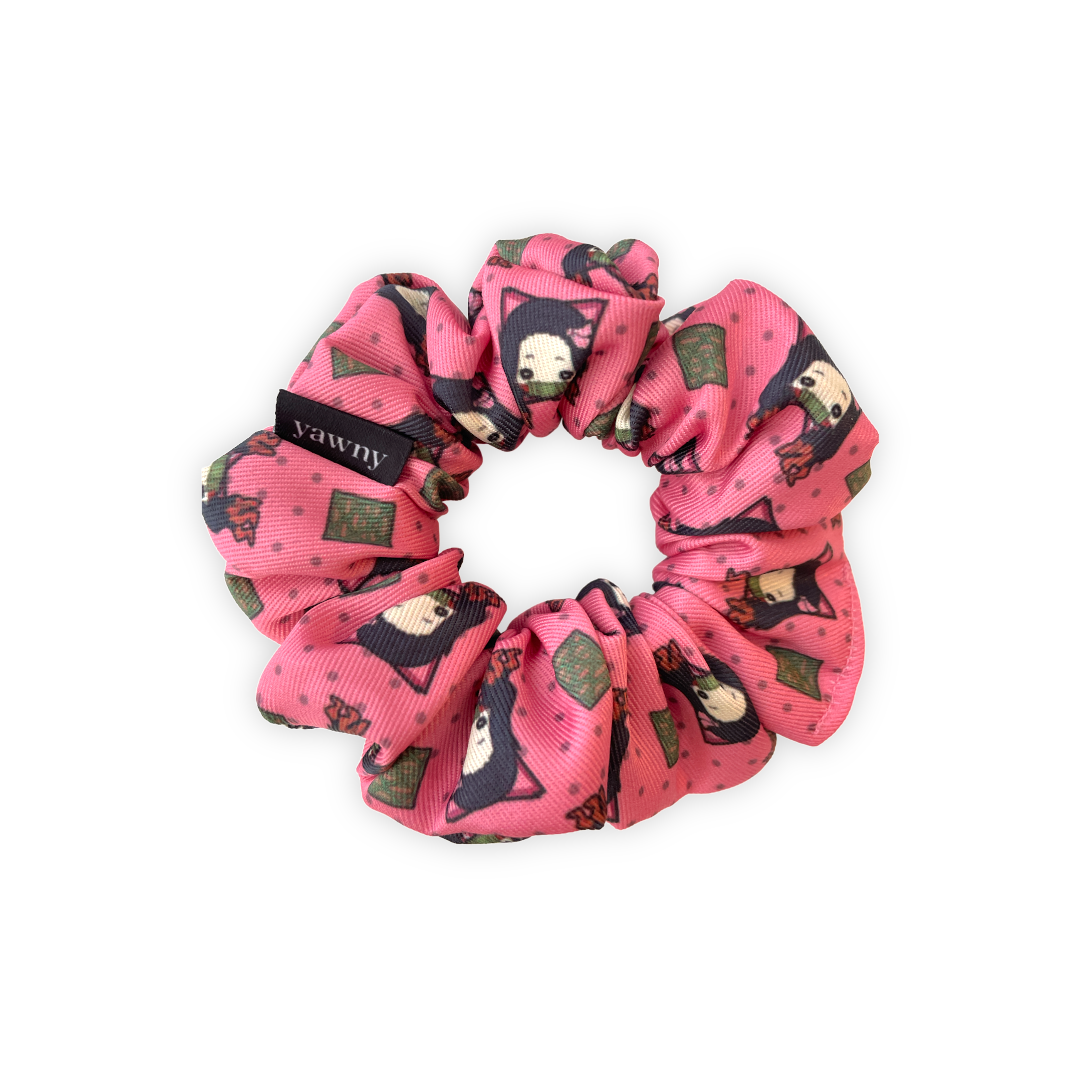 Nezuko Chibi Anime Scrunchie (glossy) – Yawny Studio